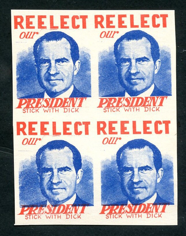 1972 Richard Nixon Reelection Campaign Stick With Dick - Etsy 1972 Richard Nixon Reelection Campaign Stick With Dick - Etsy