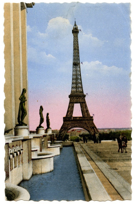 Vintage Postcard Designed by Jacques Brouillet Paris France ...
