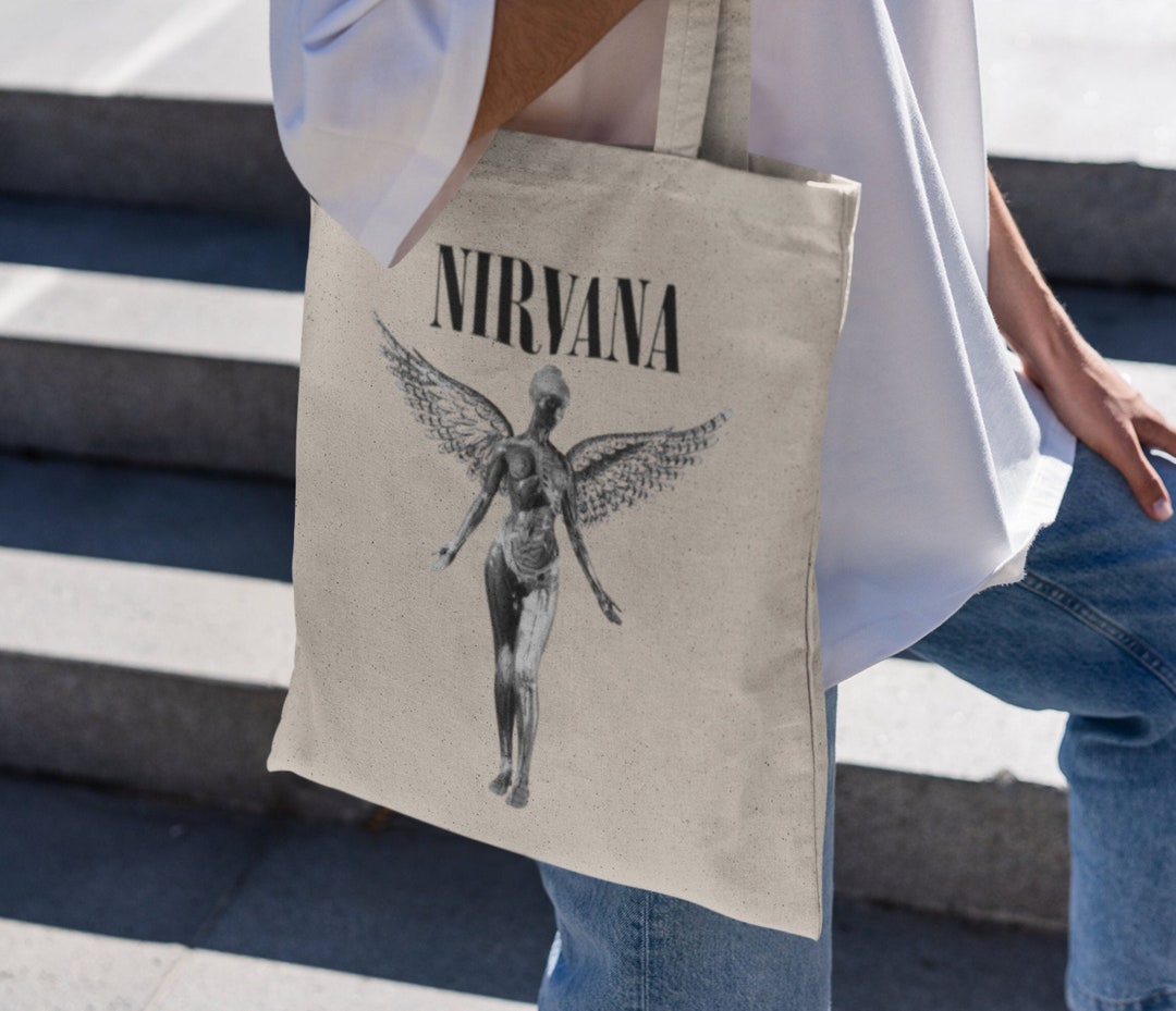 Nirvana Bag Music Tote Gift for Her Art Toteartsy - Etsy