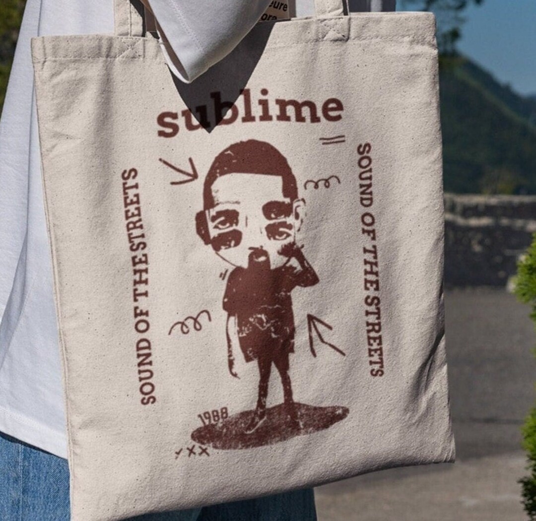 90s Tote, Aesthetic Tote,ska Punk Gift,best Gift for Her,art Tote,band ...