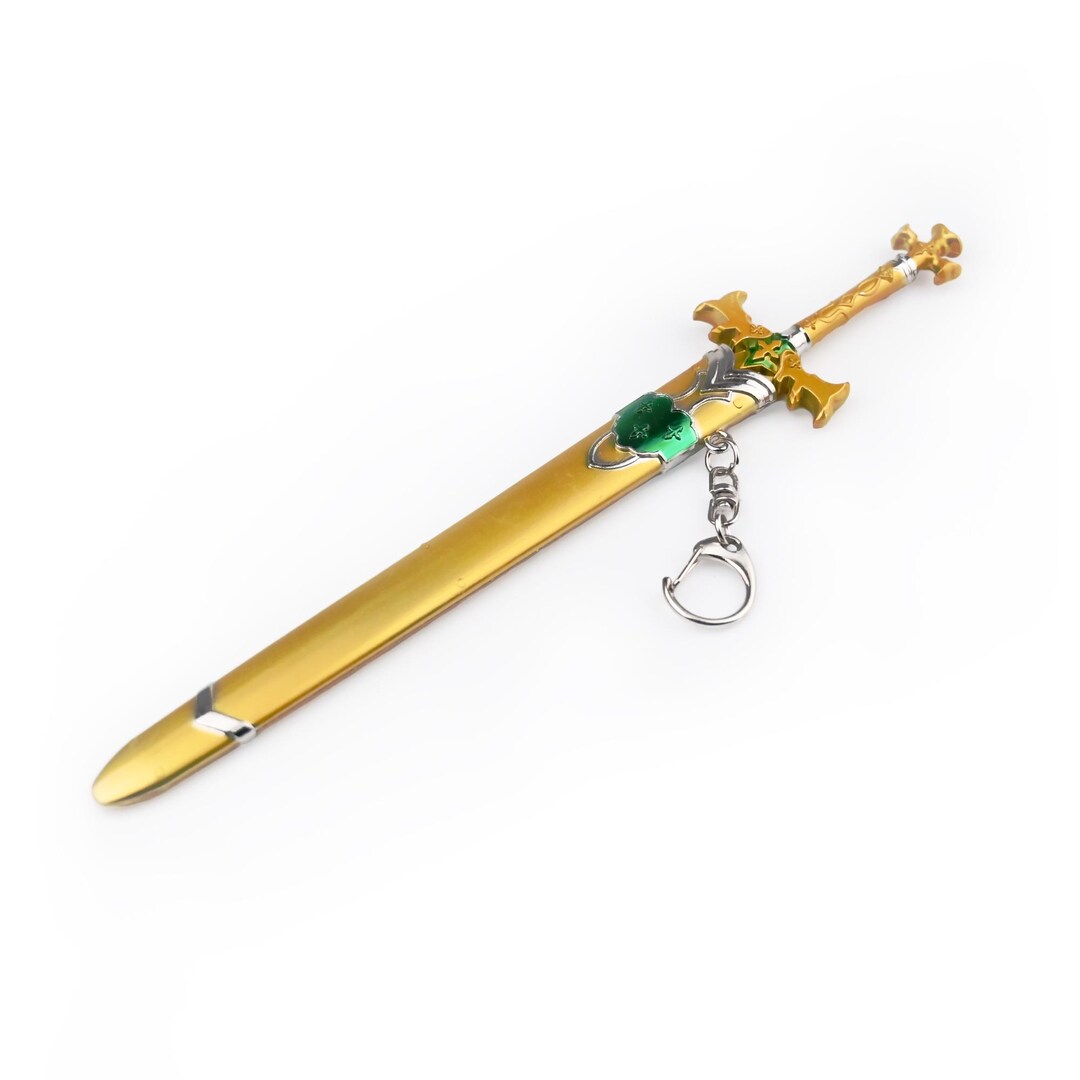 Golden Glory Sword Sword Art Online 22 Cm Anime Keychain - Etsy