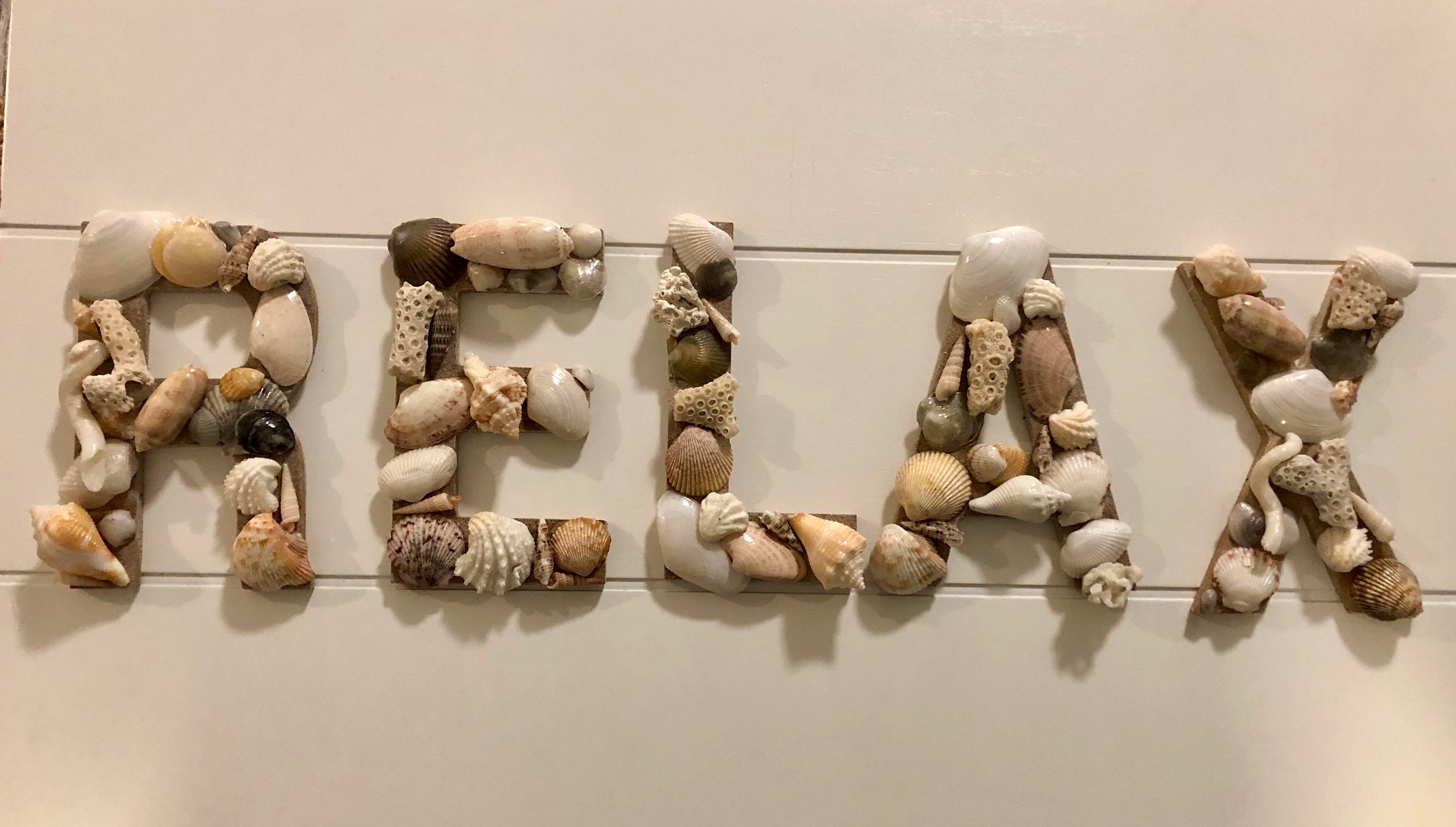 Handmade Wooden Seashell Words | Etsy