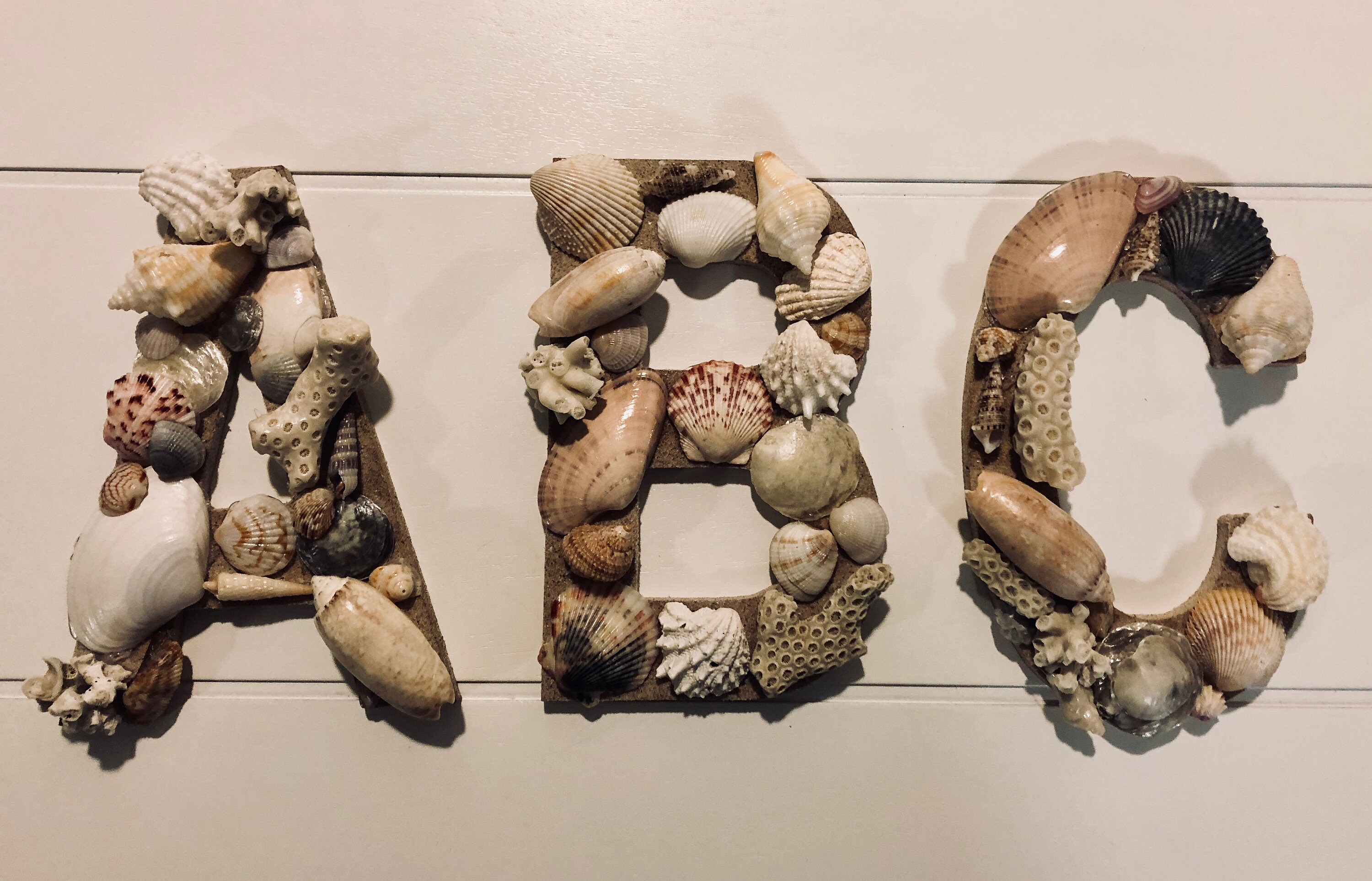 Handmade Wooden Seashell Words - Etsy