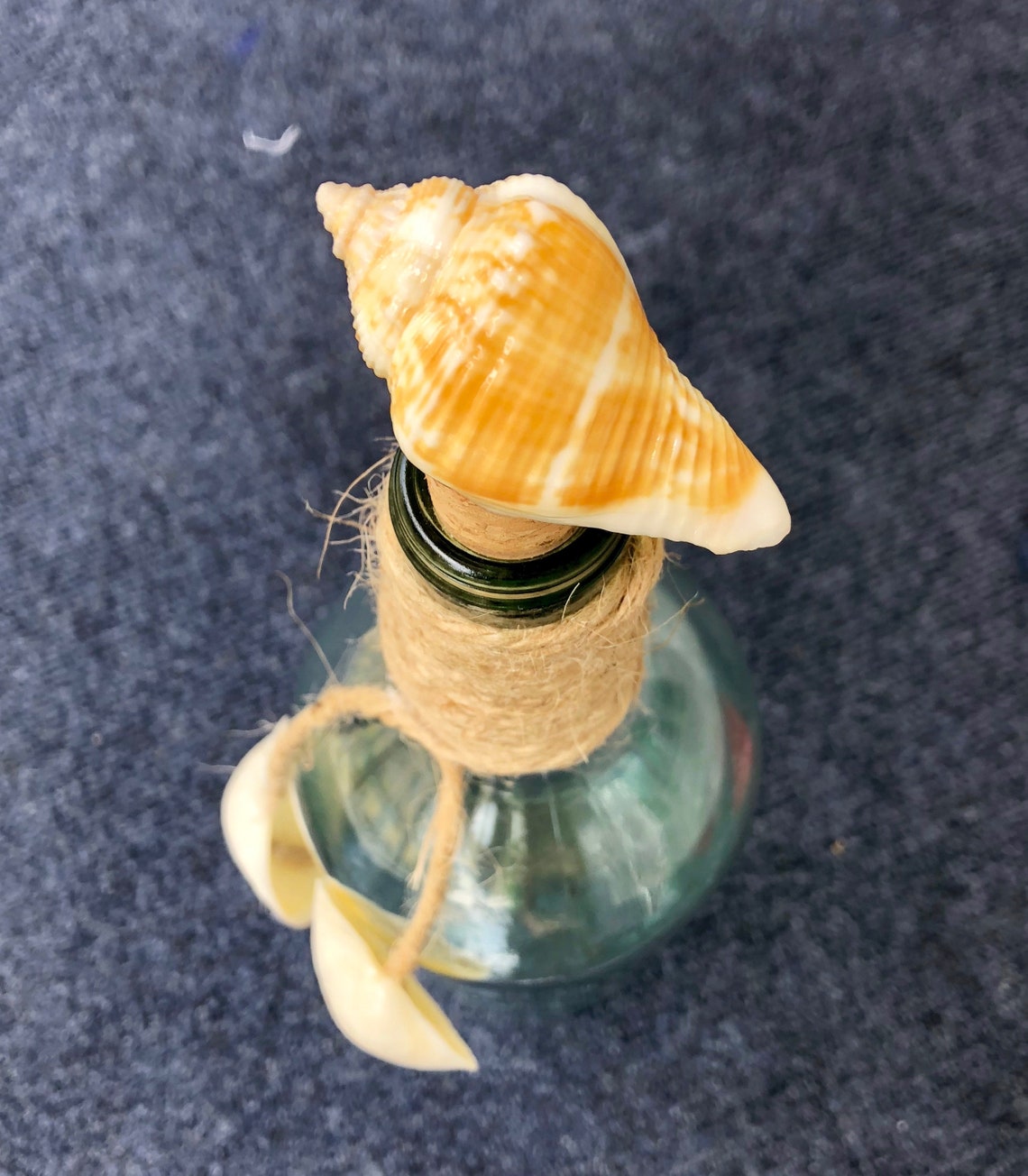 Tall Custom Seashell Bottle | Etsy