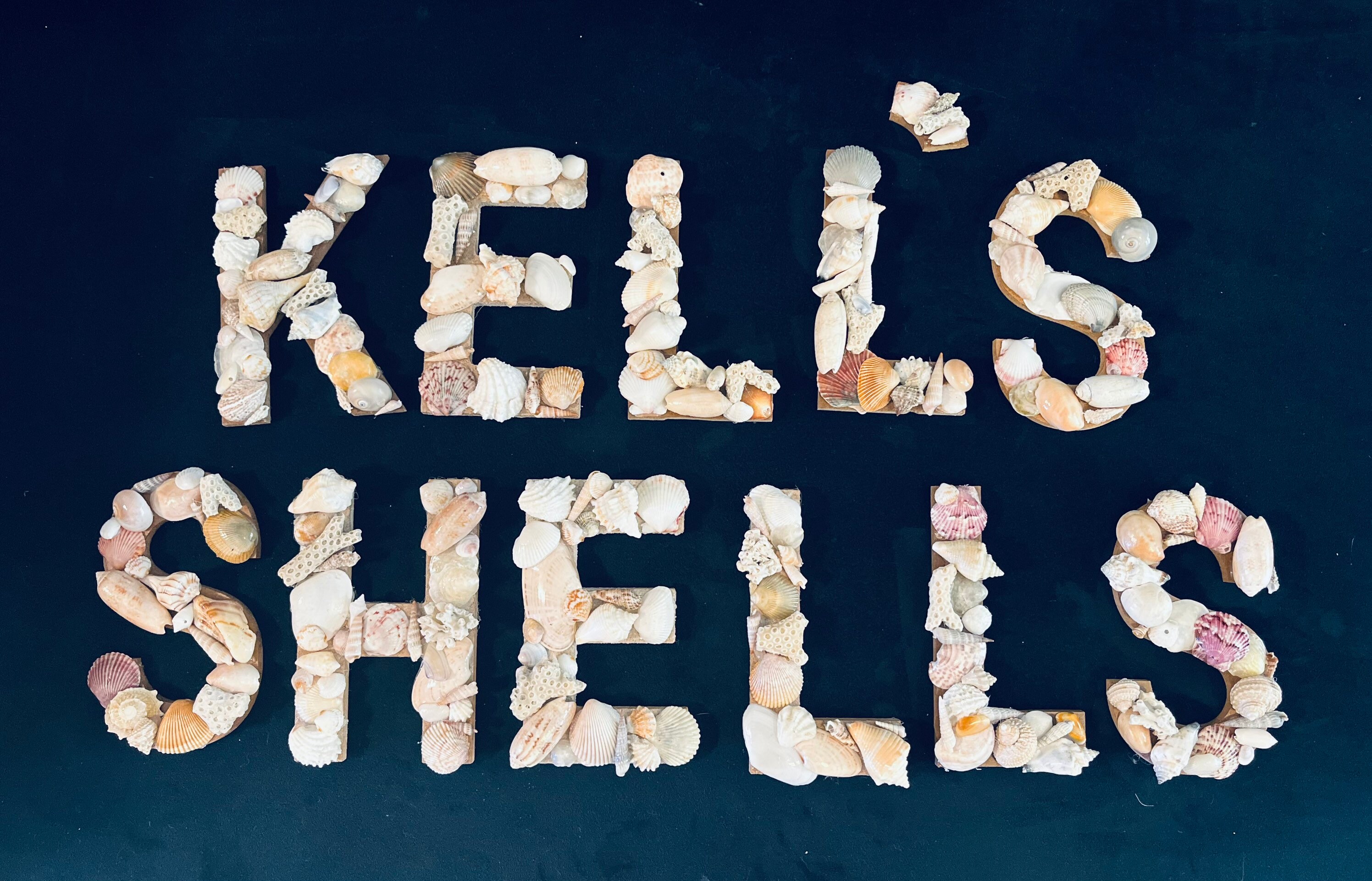 Handmade Wooden Seashell Words - Etsy