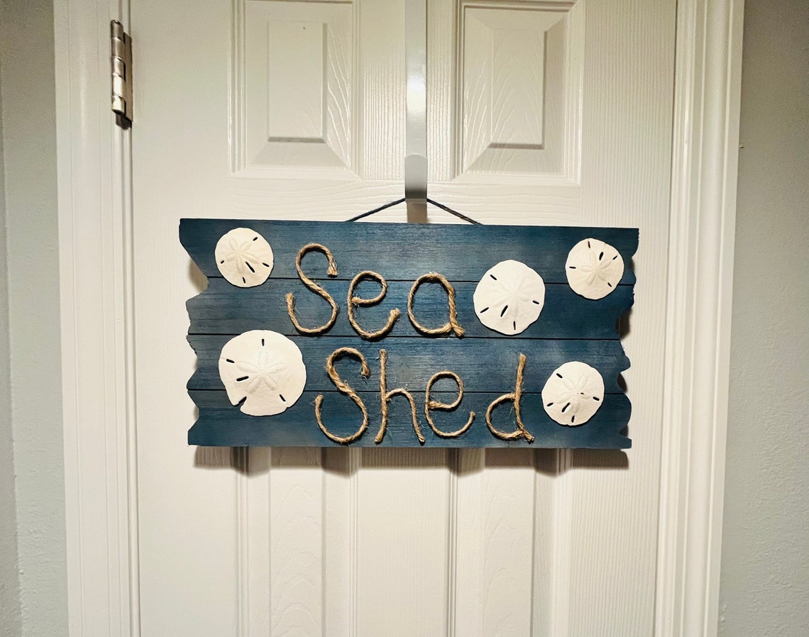 Sea Shed Sign - Etsy