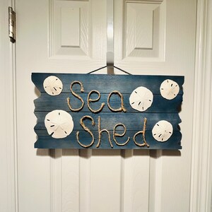 Sea Shed Sign - Etsy