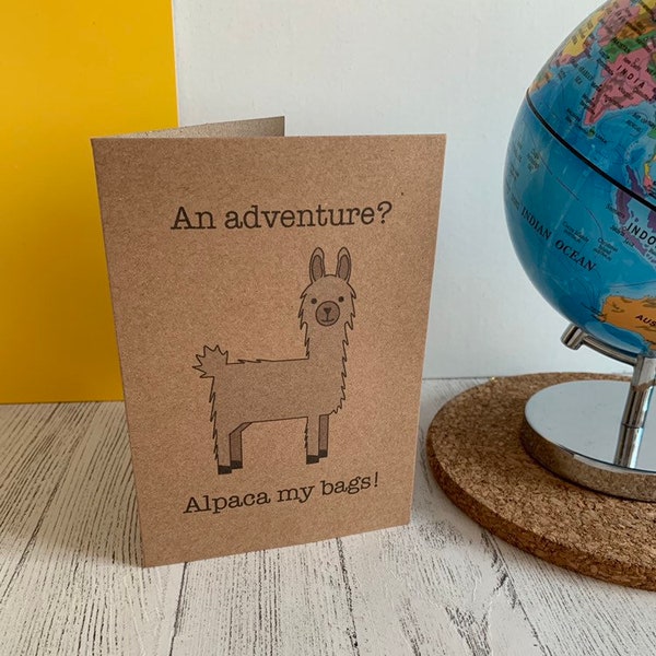 Alpaca Card - Etsy UK