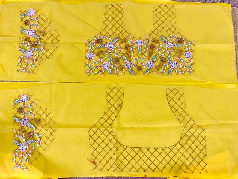 Yellow Color Embroidery Work Lehenga Choli for - Etsy