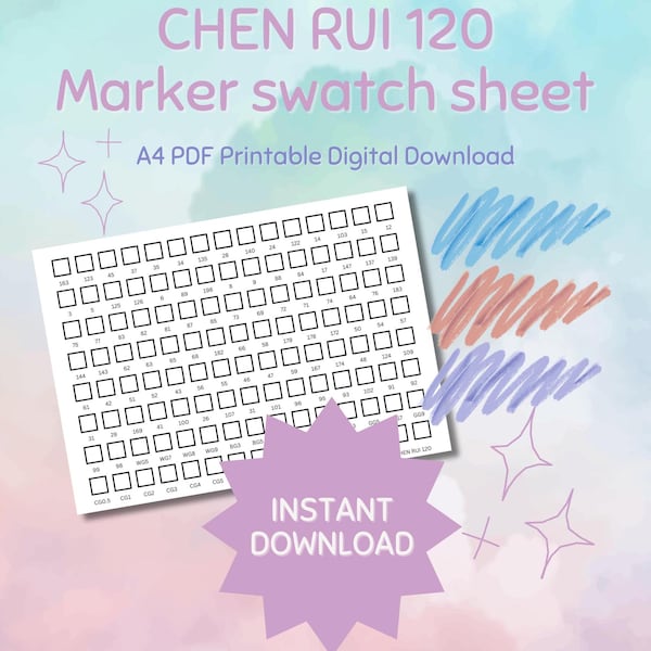 Chen Rui Markers - Etsy