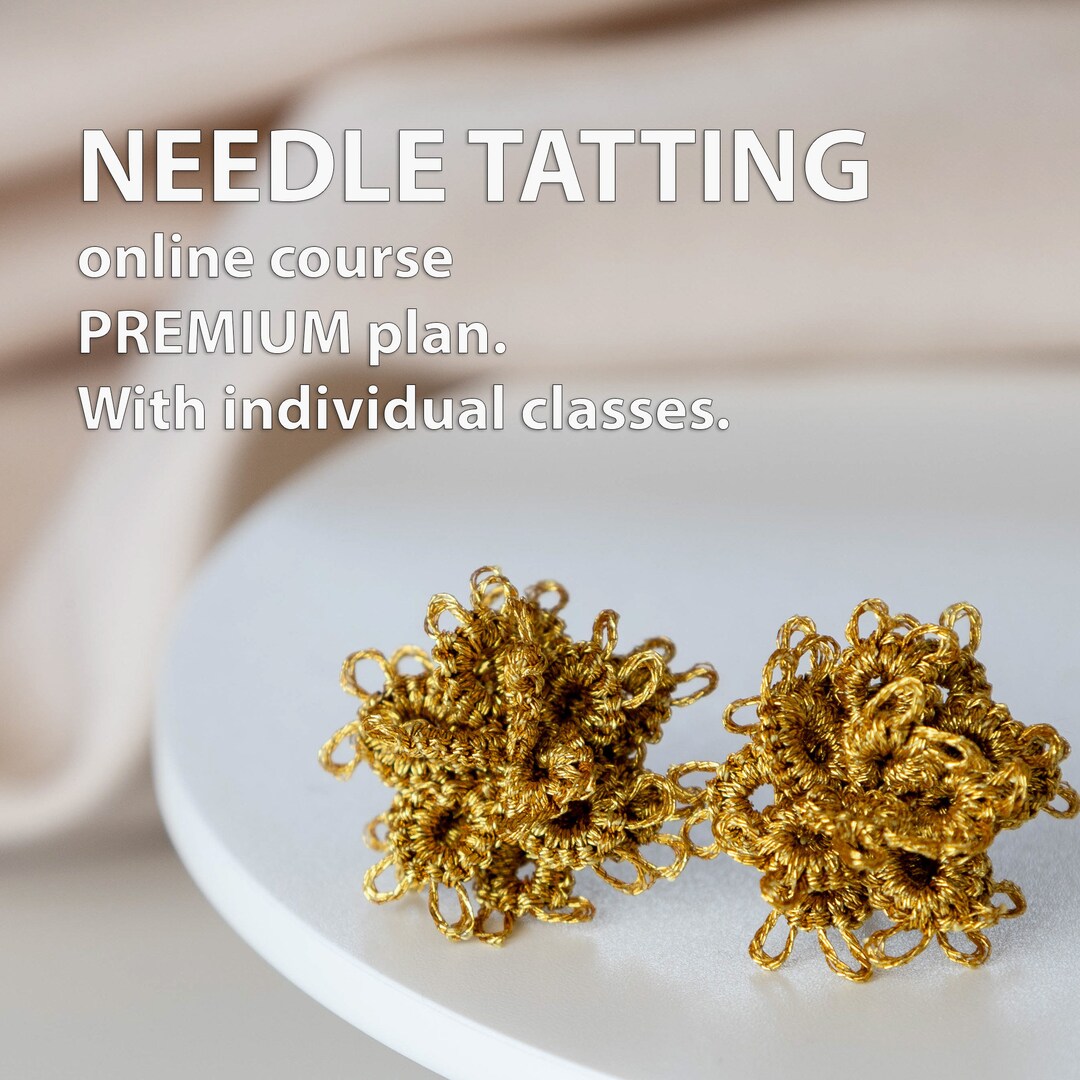 Online Course needle Tatting Basics. Video Lessons, Patterns, Detailed ...
