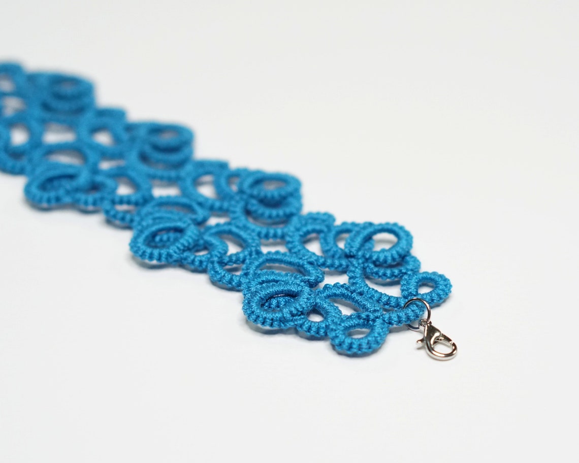 Needle Tatting PDF Pattern & Video Tutorial of a Lace Cuff - Etsy