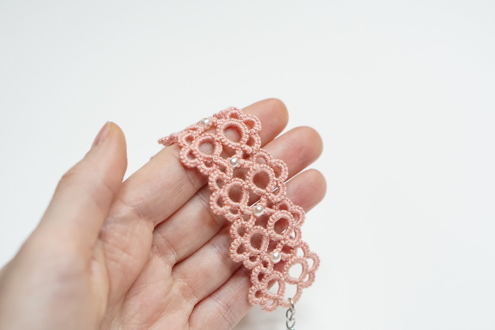 Needle Tatting PDF Pattern & Video Tutorial of Lace Bracelet - Etsy