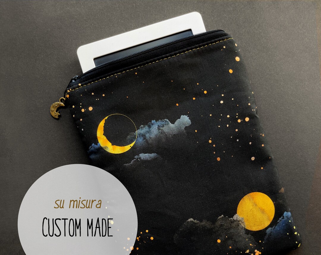 Zipper Ereader Case With Full Moon, Kindle Paperwhite Oasis Sleeve ...