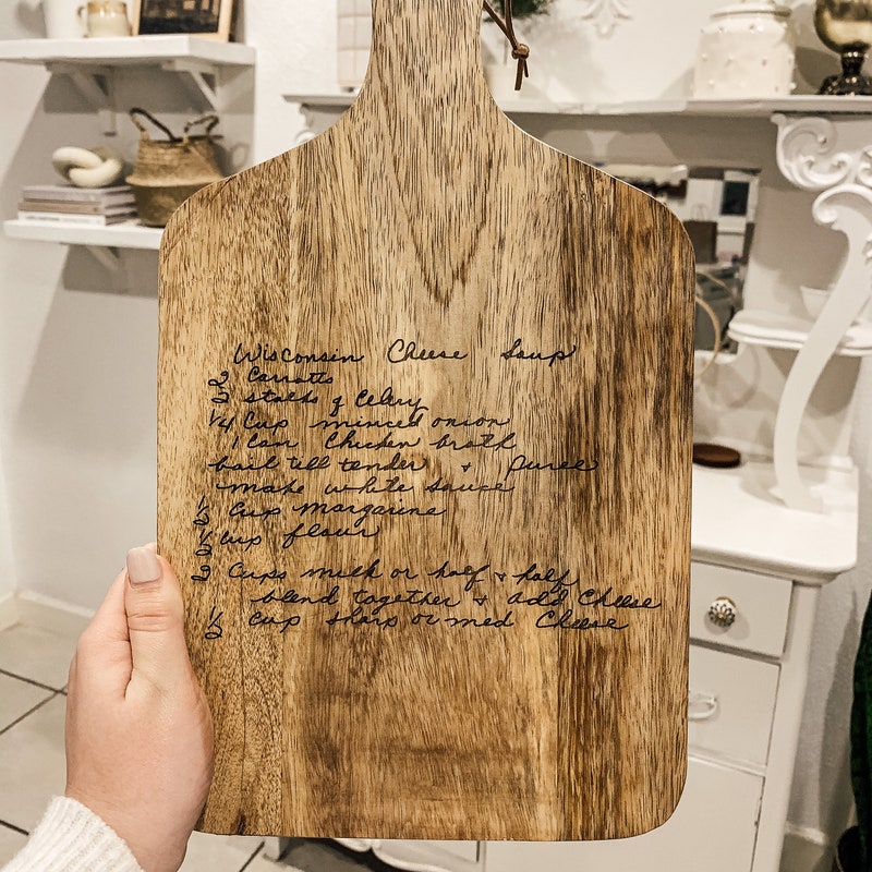 Recipe Cutting Board - Etsy