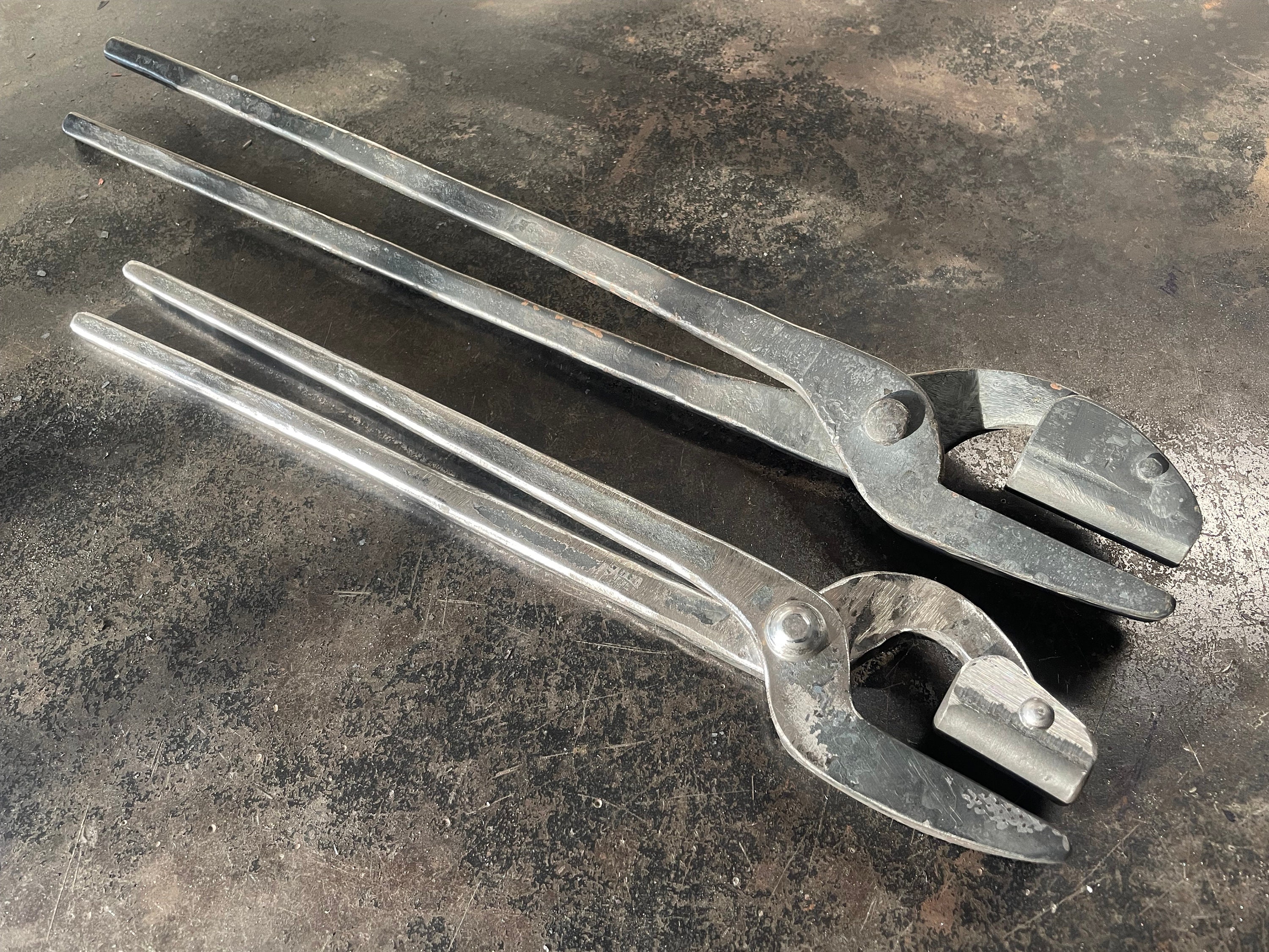 Blacksmith / Knifemaking Universal flat jaw tong kit | Etsy