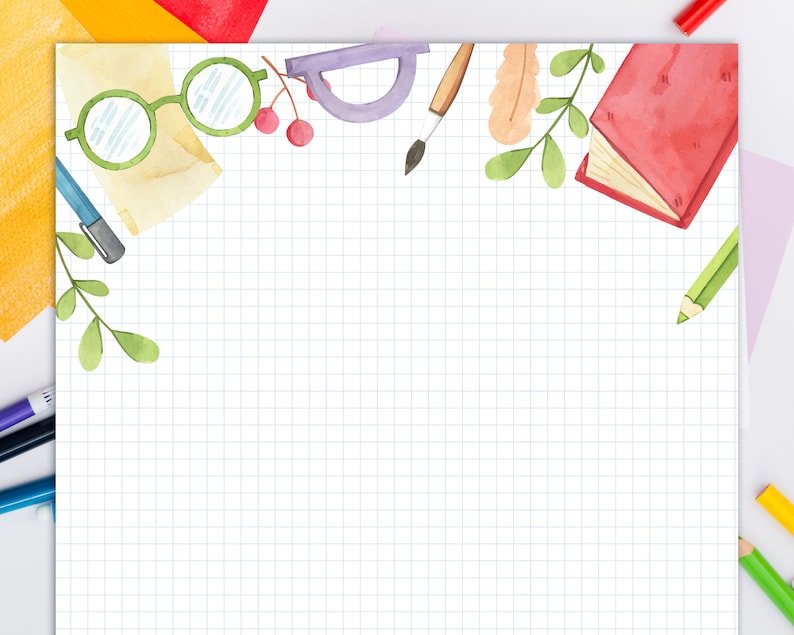 Printable Stationery for Kids Printable Writing Paper for - Etsy
