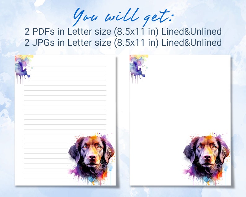 Printable Stationery Lined Paper, Printable Writing Paper With Happy ...