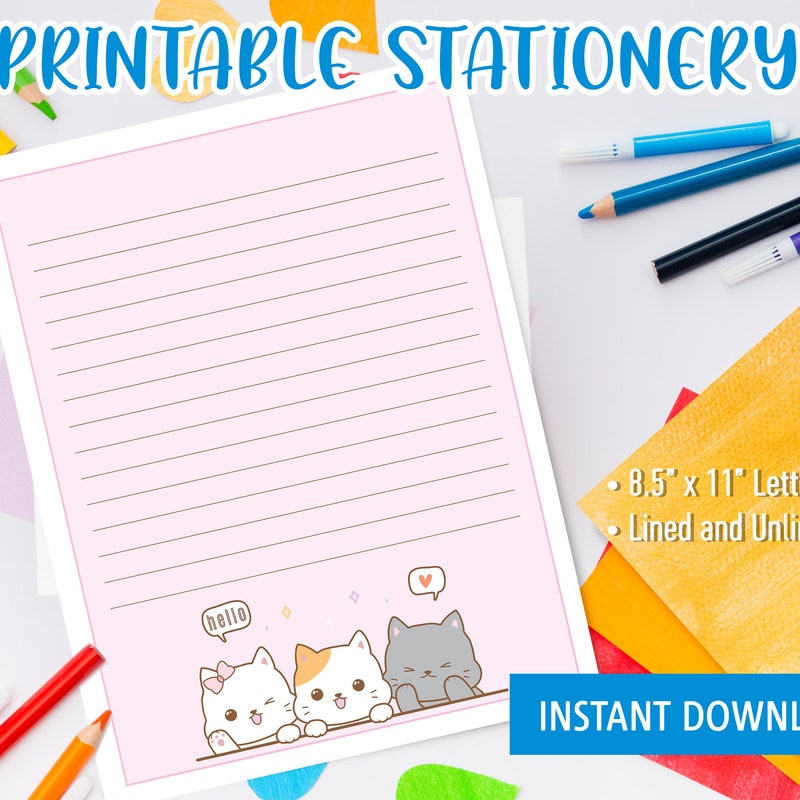 Kawaii Stationary - Etsy