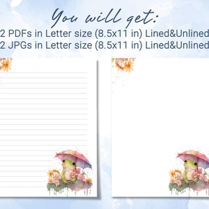 Printable Stationery Lined Paper, Printable Writing Paper With ...