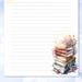 Printable Stationery Lined Paper, Printable Writing Paper With a Stack ...