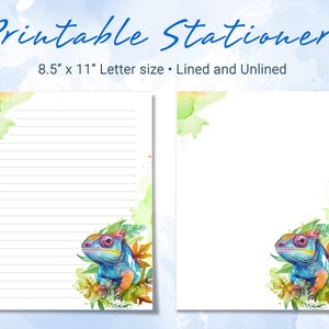 Printable Stationery Lined Paper, Printable Writing Paper With a ...