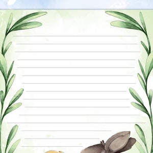 Printable Stationery Lined Paper, Printable Writing Paper With ...