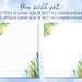Printable Stationery Lined Paper With Nature Background, Printable ...