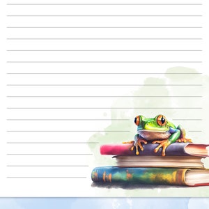 Printable Stationery Lined Paper, Printable Writing Paper With Cute ...