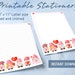 Valentine Gnome Printable Stationery: Lined Writing Paper (PDF & JPEG ...