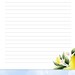 Lemon Stationery Printable, Printable Writing Paper With Lemons, Leaves ...