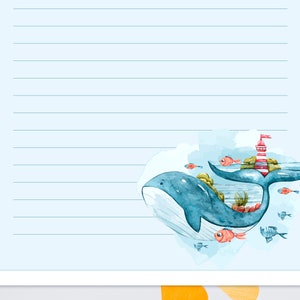 Printable Stationery for Kids, Printable Letter Writing With Cute ...