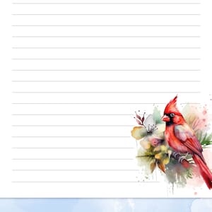 Printable Stationery Lined Paper, Printable Writing Paper With Cute ...