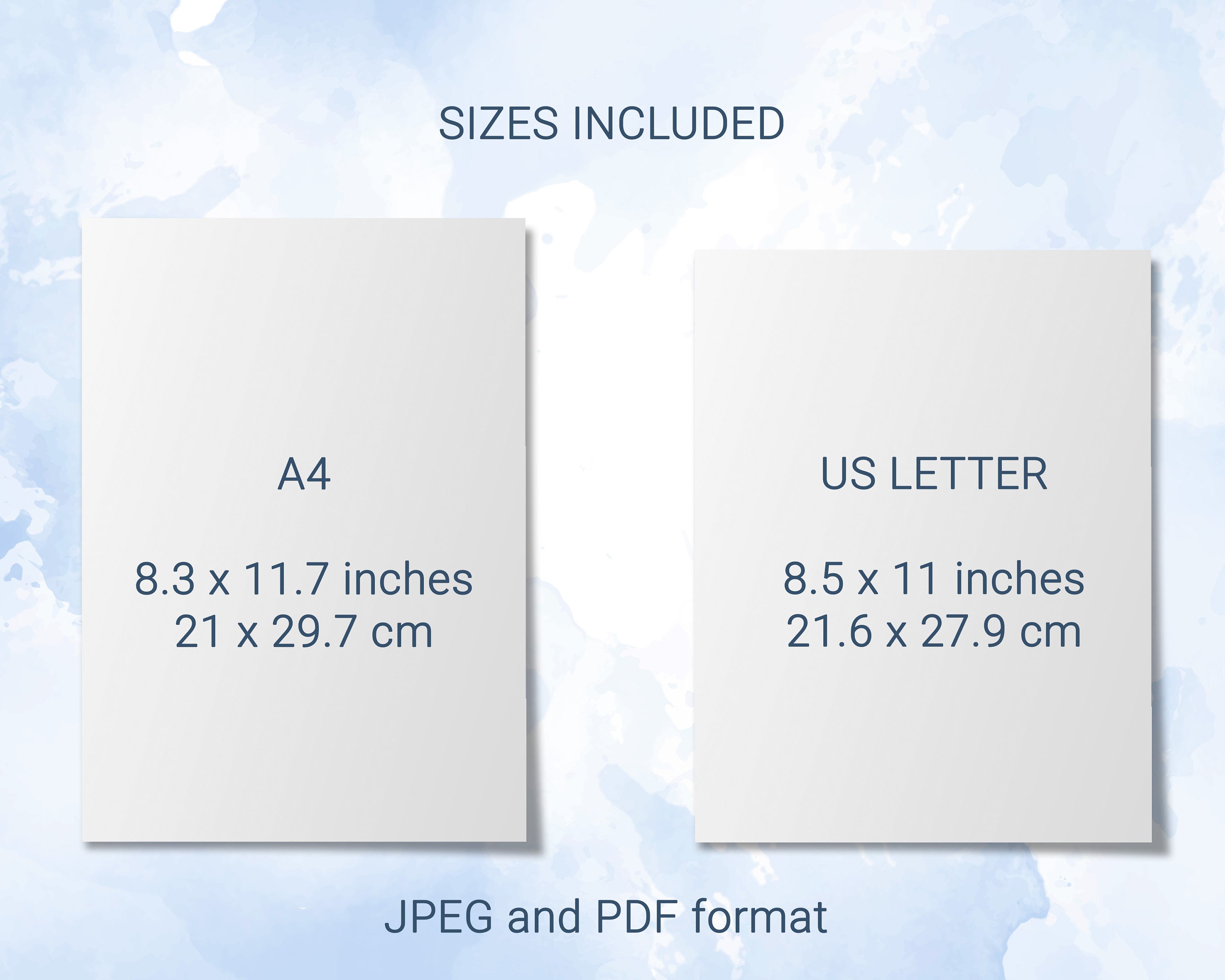 Printable Stationery With Cherry Blossom Flowers, A4 & US Letter Size ...