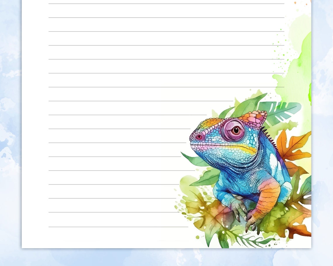 Printable Stationery Lined Paper, Printable Writing Paper With a ...