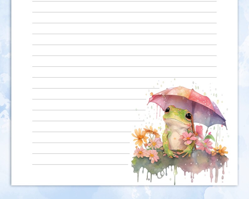 Printable Stationery Lined Paper, Printable Writing Paper With ...