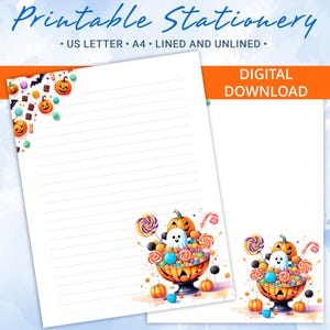 Printable Stationery Lined Paper, Printable Writing Paper With ...