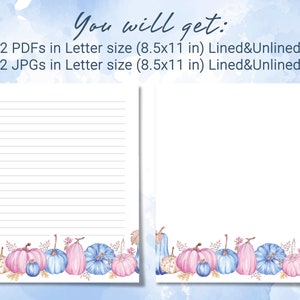 Printable Stationery on the Theme for Thanksgiving Day, Printable ...