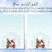 Christmas Gnome Printable Stationery: Red Truck Lined Paper (digital ...