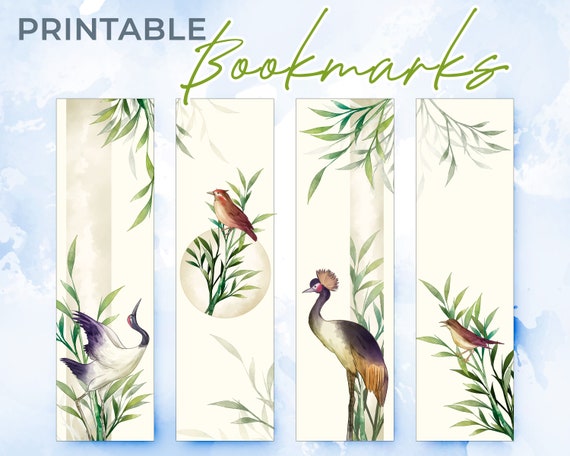 Printable Bookmarks Digital Bookmarks Printable Bookmarks - Etsy