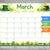 Editable March 2025 Calendar, Wall Calendar With Birds, Spring Day ...