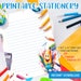 Printable Stationery for Kids, Printable Writing Paper for Back to ...