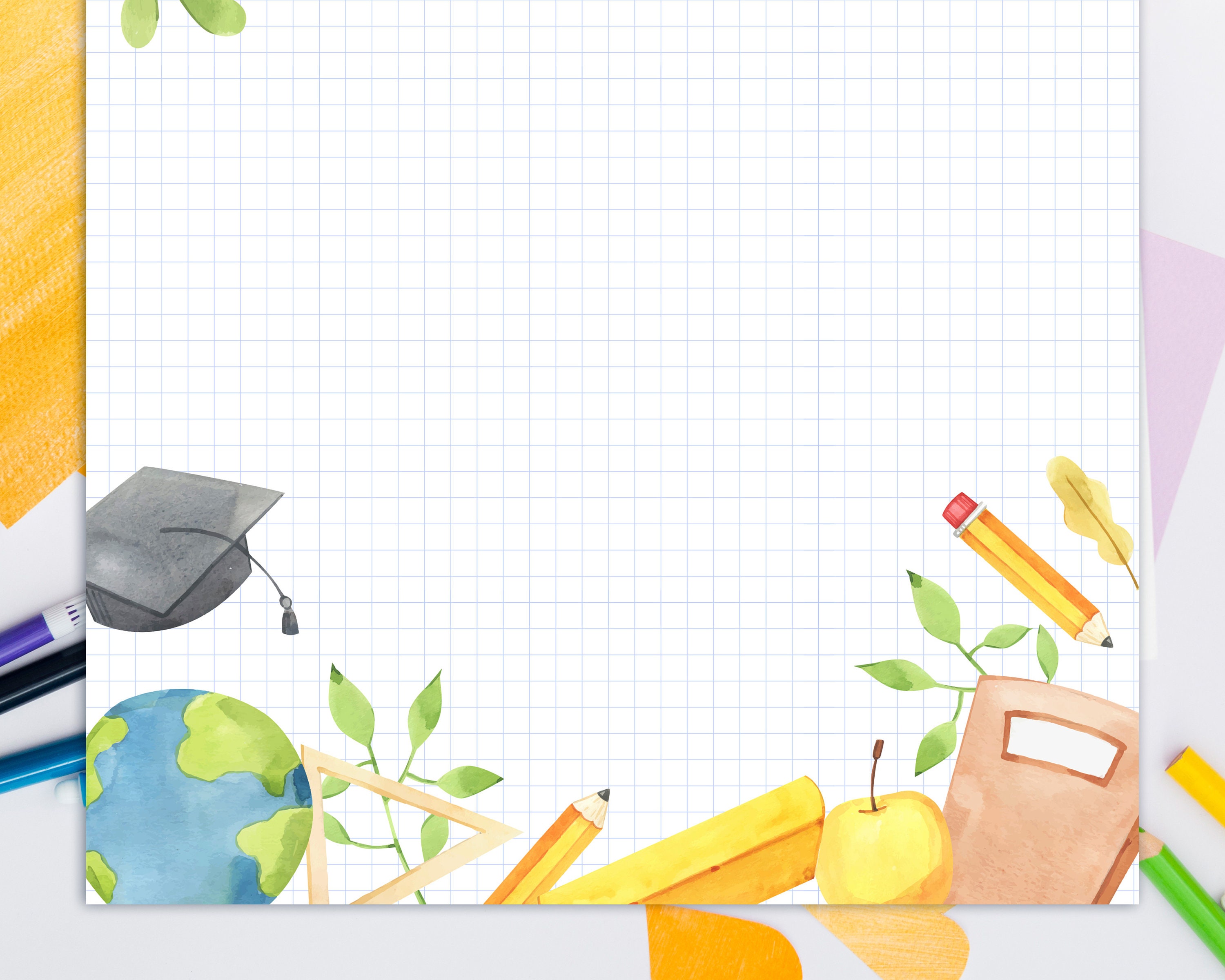 Printable Stationery for Kids, Printable Writing Paper for Back to ...