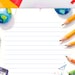 Printable Stationery for Kids, Printable Writing Paper for Back to ...