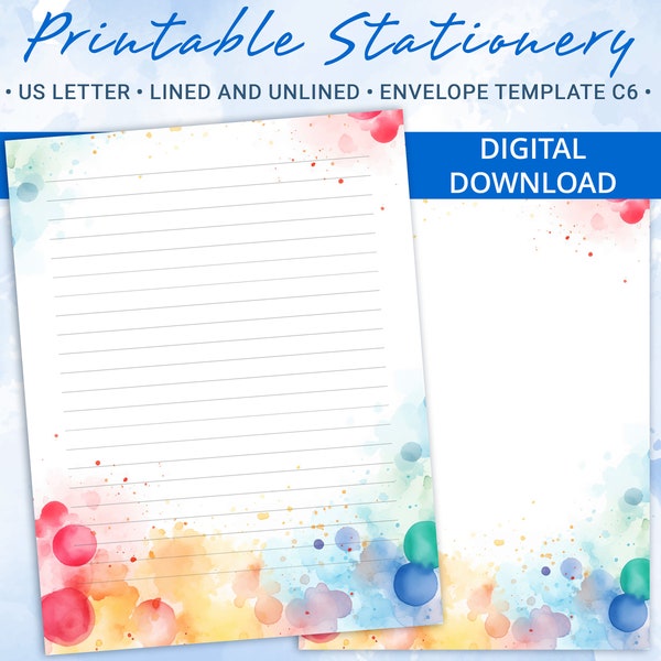 Sunny Writing Paper - Etsy