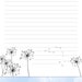 Black & White Printable Stationary Lined Paper, Printable Writing Paper ...
