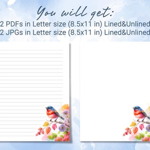 Printable Stationery Lined Paper, Printable Writing Paper With ...