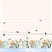 Printable Stationary Paper, Garden Fence Watercolor Printable Writing ...