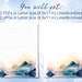 Printable Stationery Lined Paper With a Beautiful Watercolor Mountain ...