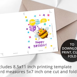 Printable Birthday Card, Printable Birthday Card Funny, Digital ...